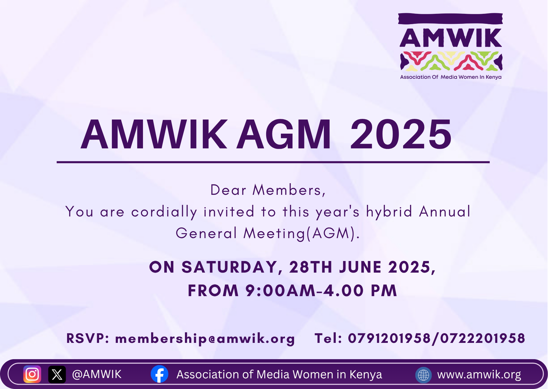 AMWIK AGM-2025 NOTICE - AMWIK